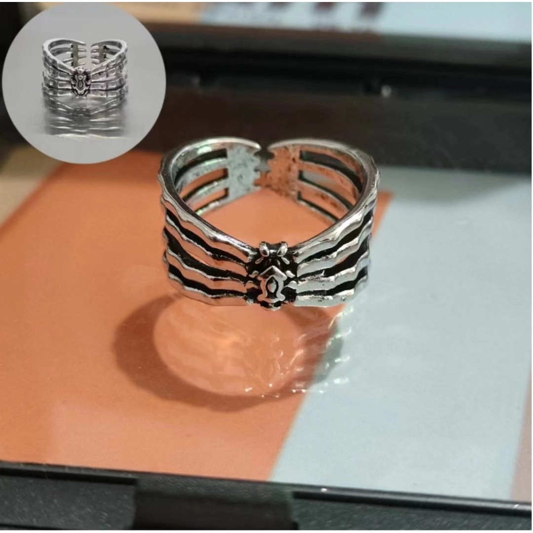 Adjustable Size Anime Hunter X Hunter Spider Members Numbers Silver Rings