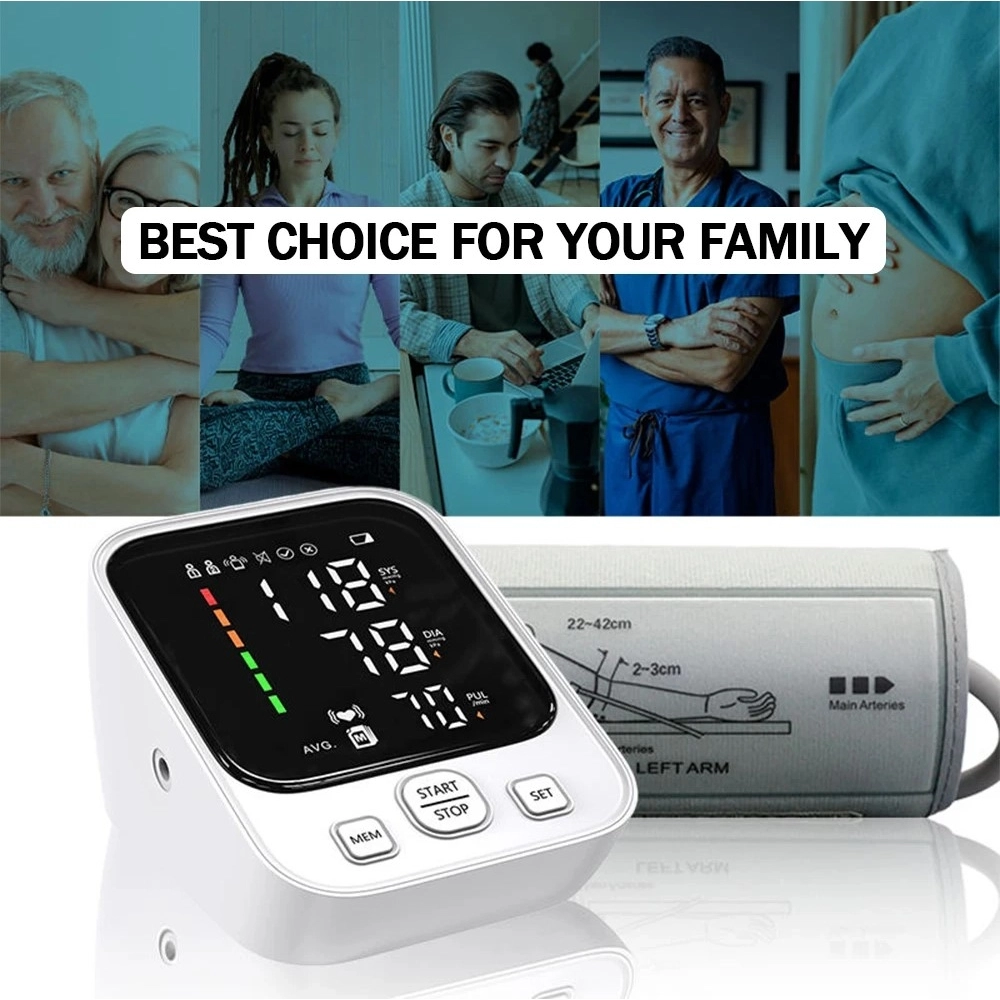 Led Big Display Blood Pressure Monitor Usb Portable Automatic Digital ...