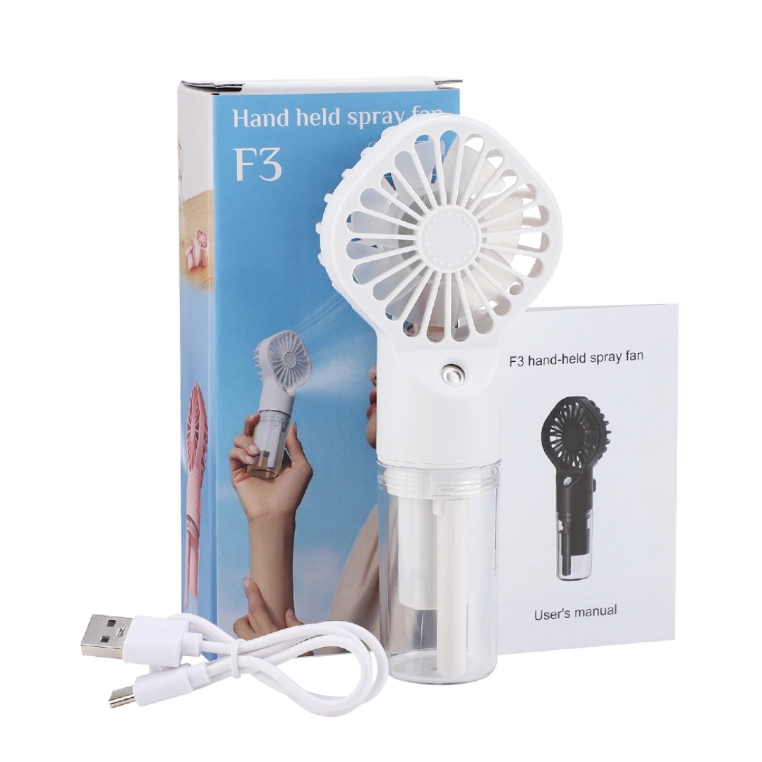Portable Handheld Mist Fan 2 In 1 Water Spray Mini Fan Air Cooler For ...
