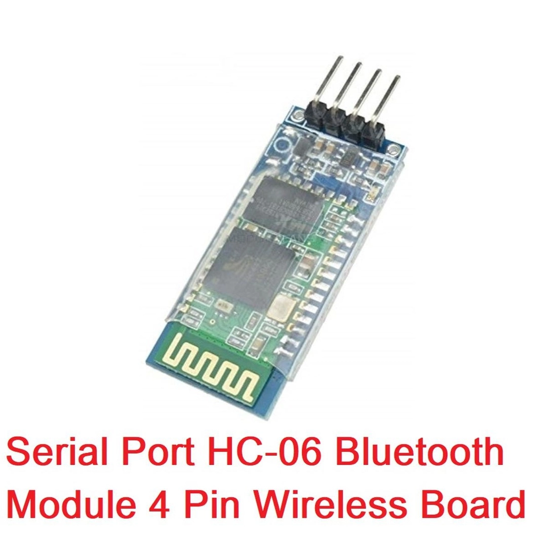 HC06 HC-06 4Pin Bluetooth Module Serial Port Integrated Bluetooth ...