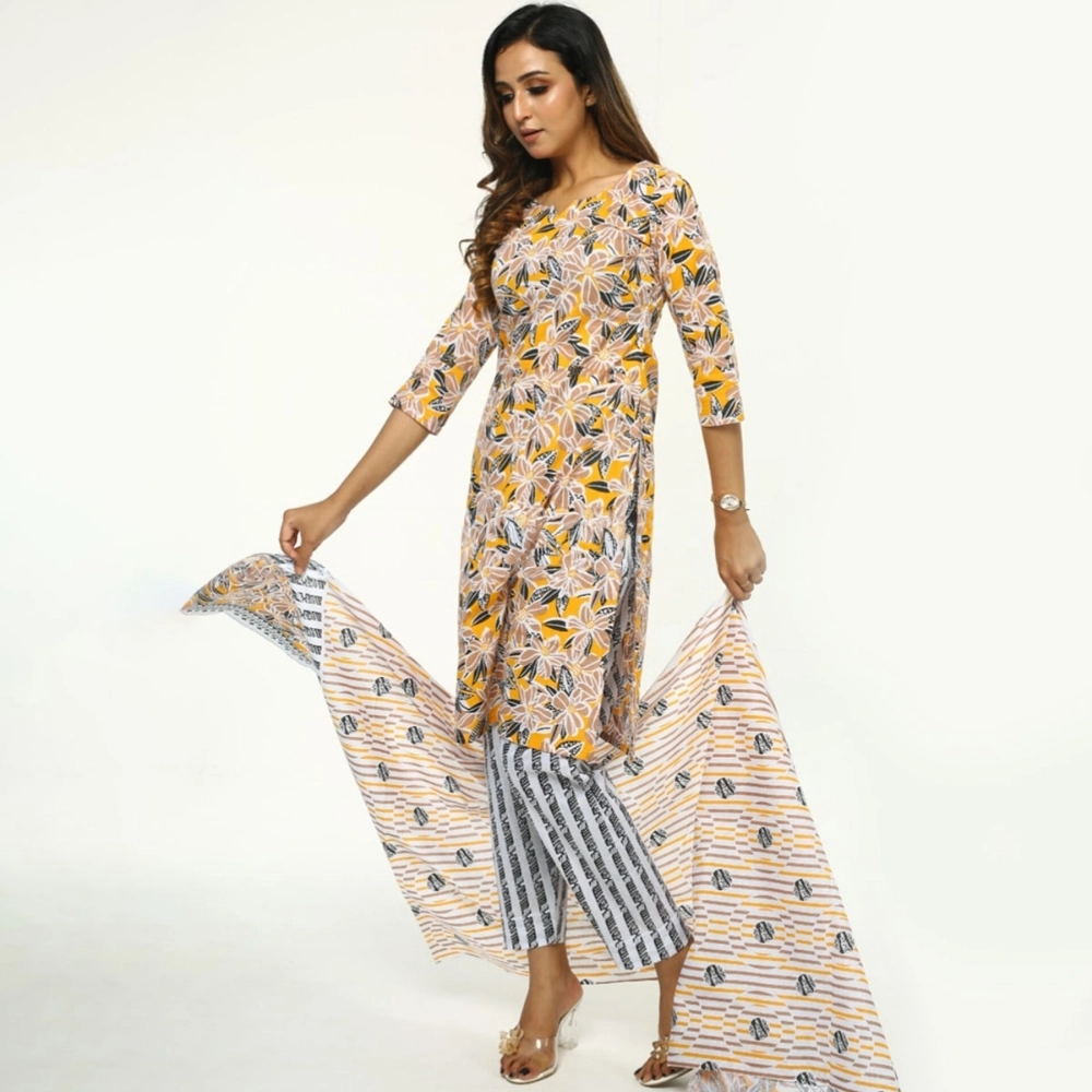 Unstitched Afsan & Screen Print Exclusive Stylist & Fashionable Three ...
