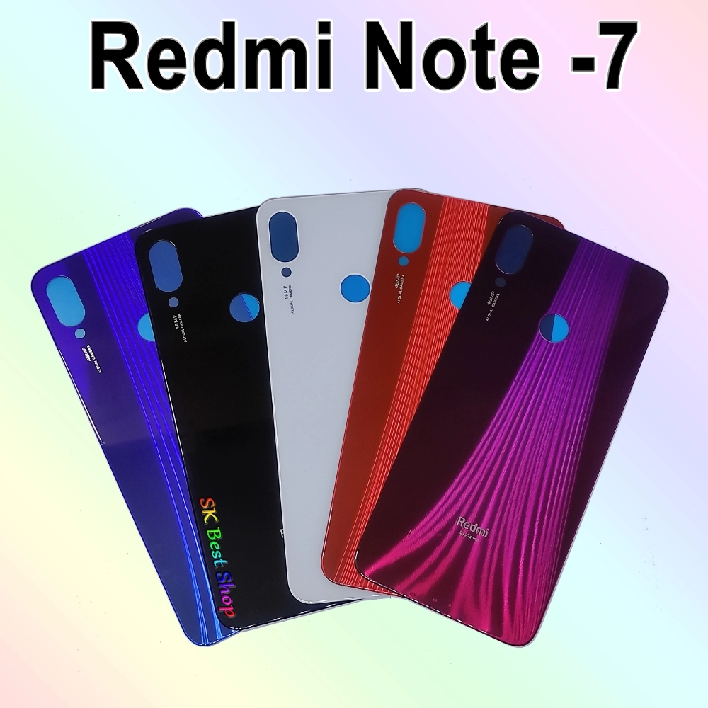 Backsheel For Redmi Note 7 & Note 7 Pro - Replacement Back Battery ...