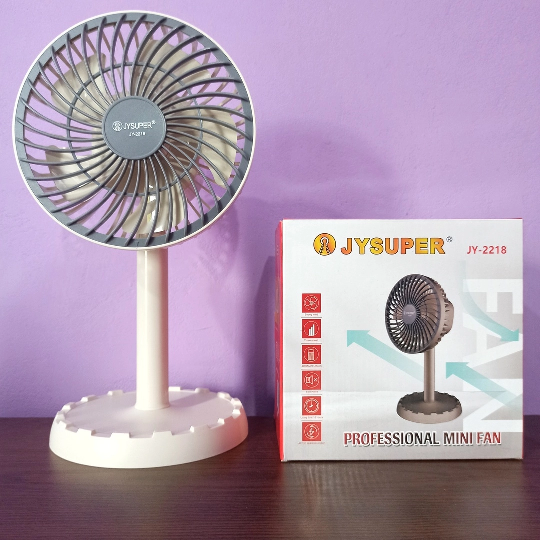 JYSUPER JY-2218 AC/DC Rechargeable 4000mAh Lithium Battery Strong Wind ...