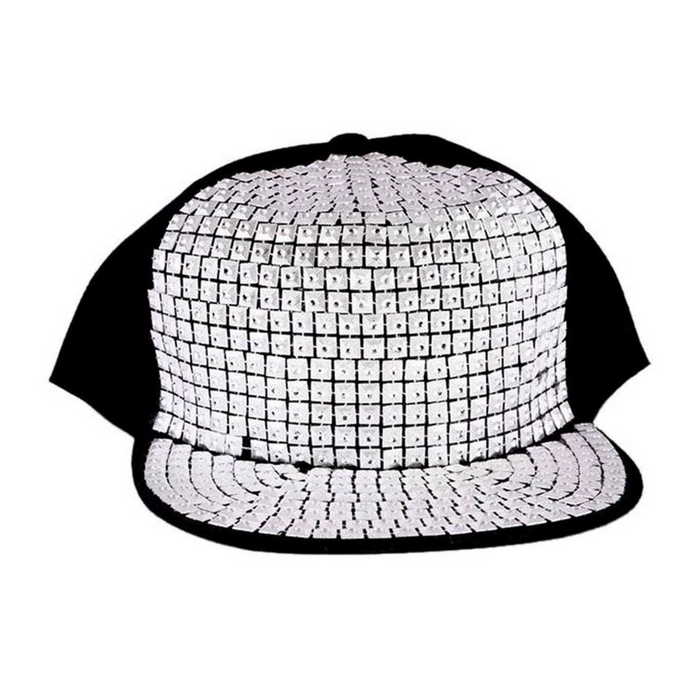 Black Cotton Dj Cap For Men