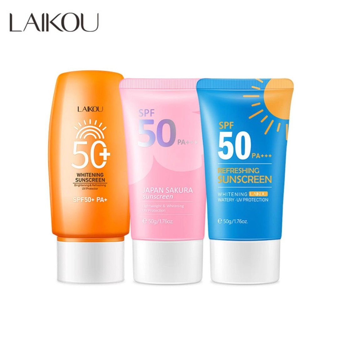 LAIKOU Whitening Sunscreen Set Refreshing Tone Up Moisturizing Long ...