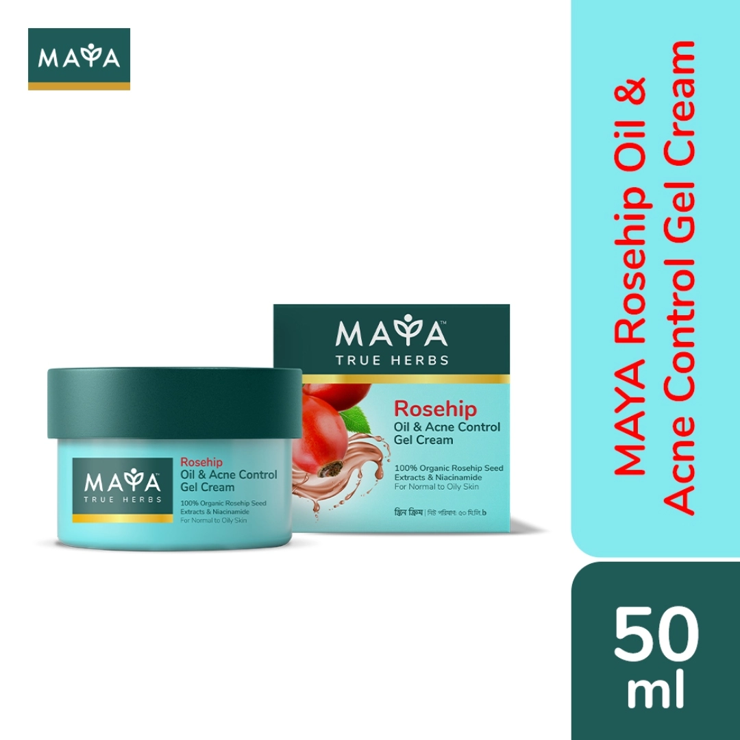 MAYA Rosehip Oil & Acne Control Gel Cream- 50 ml