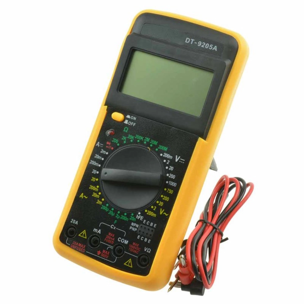 DT9205A 9205A Digital Multimeter DT9205A Voltage Ampere Ohm Meter Test ...