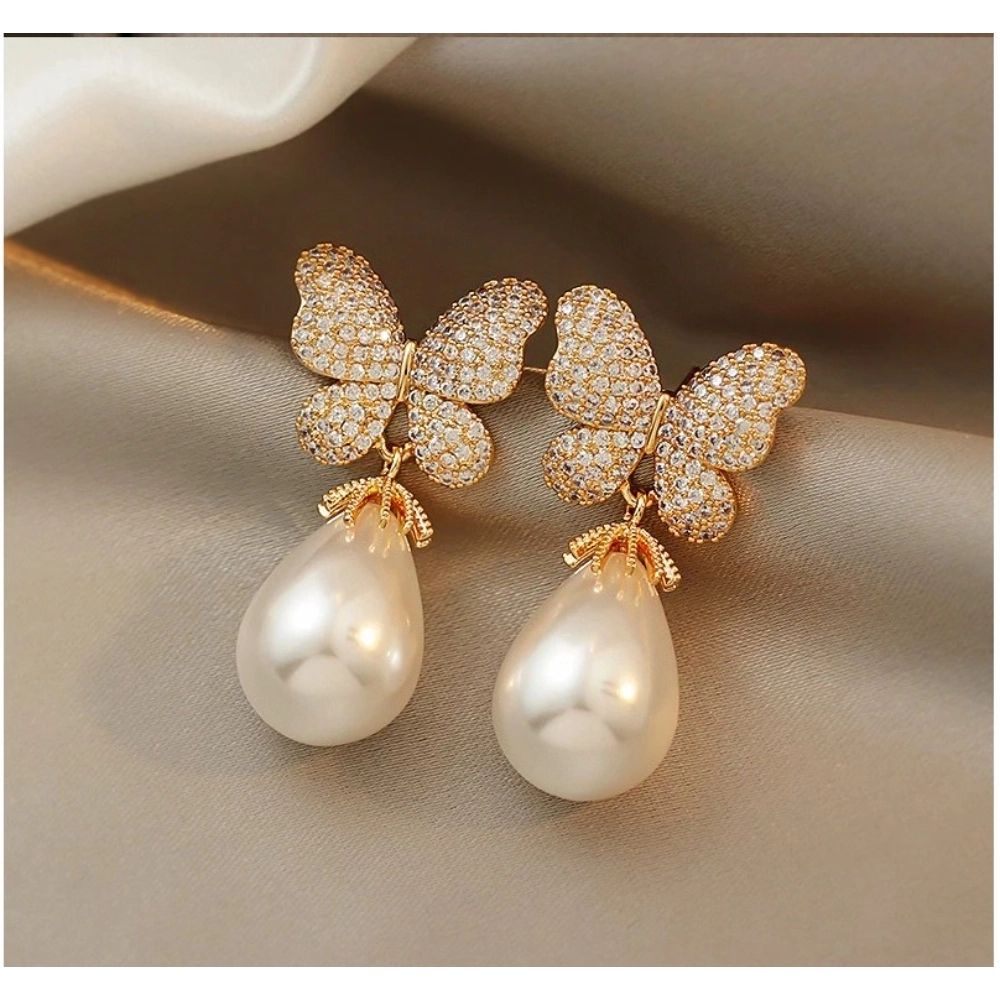 Korean version of fashion hot selling earrings simple temperament ...