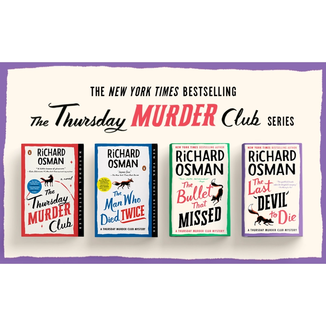 Thursday Murder Club Mysteries (4 book series) by Richard Osman