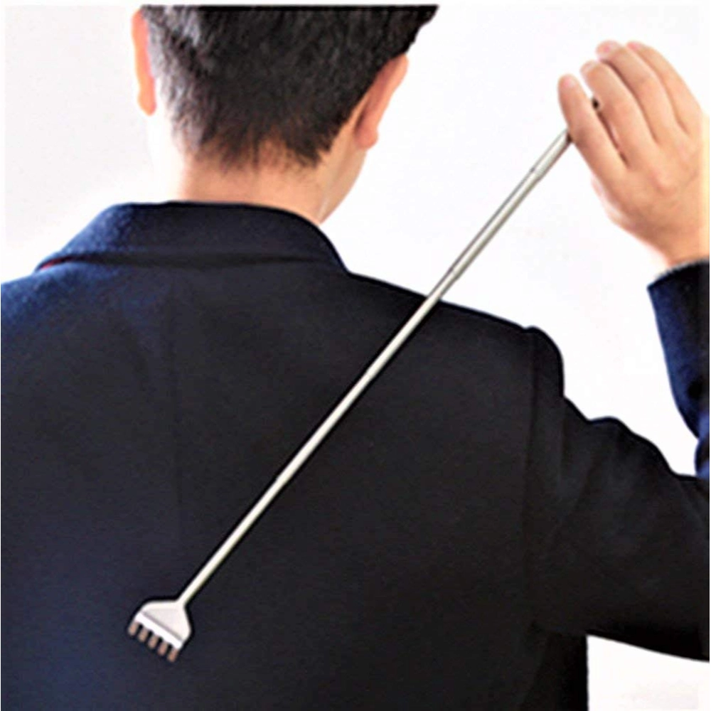 Khujli Body & Back Massager Scratcher Stainless Steel Extendable ...