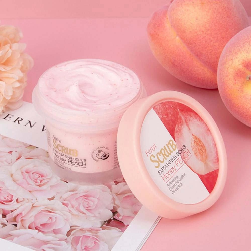 Facial Exfoliating Cream Super Sensation Honey Peach Scent Refreshing ...