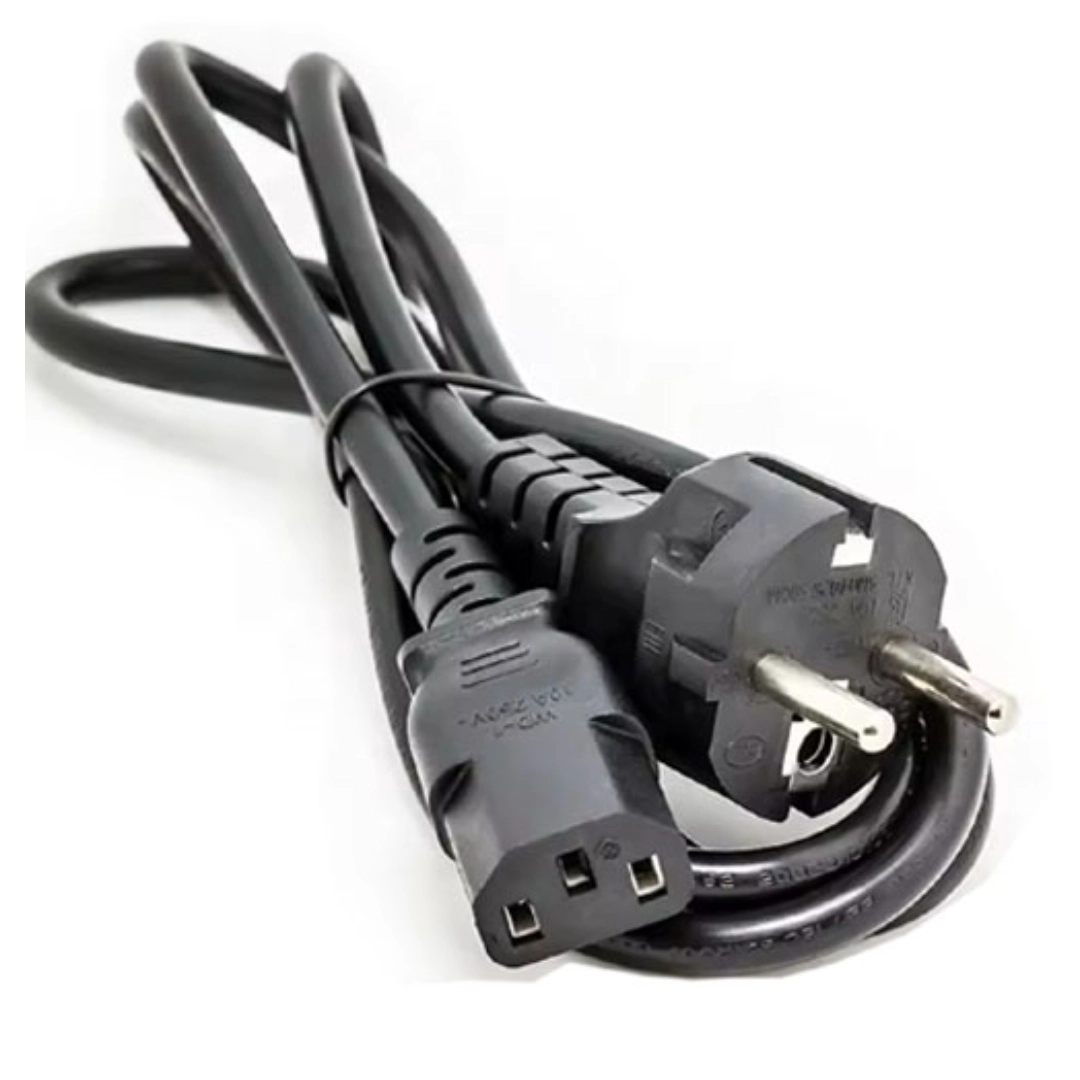 Power Cable 2 Pin For Desktop, Monitor, Printer Multi use
