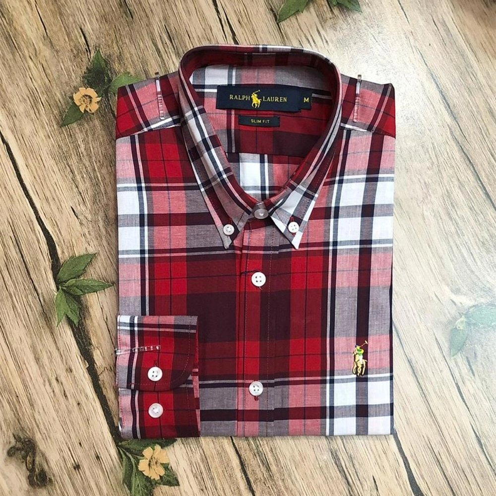 Ralph Lauren Casual Check Shirt for Men by Shirtlogoly RLC 110