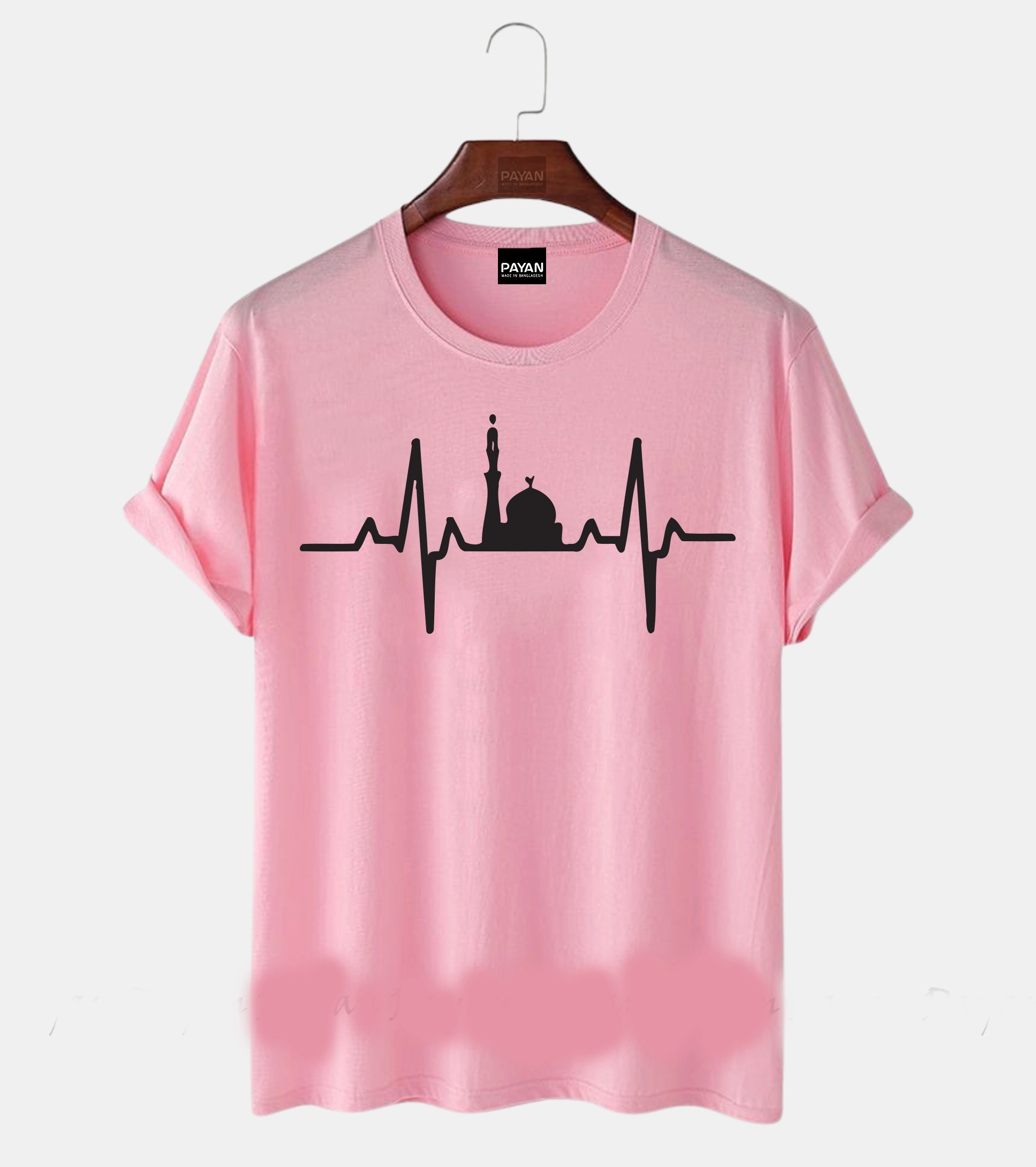 Mosjid Life Line Design Soft & Comfortable T-shirt For men new