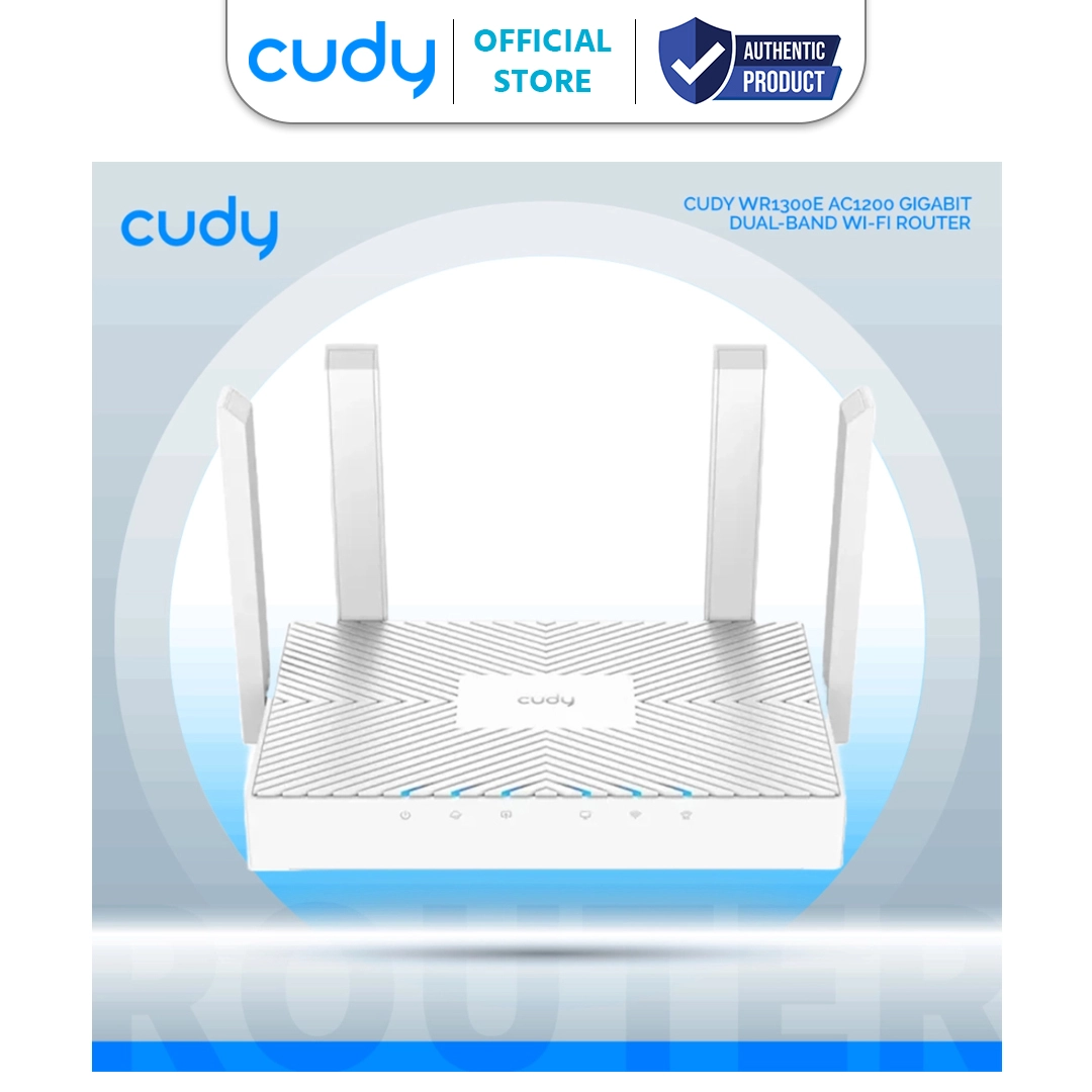Cudy WR1300E AC1200 Gigabit Dual-Band Wi-Fi Router - 867Mbps at 5GHz ...