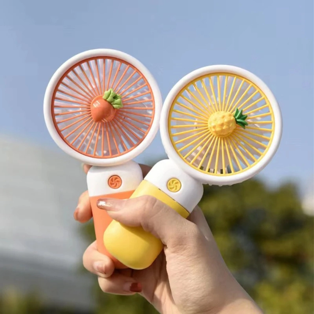 Mini Portable Fans Handheld USB Rechargeable Mobile Phone Holder Fan ...