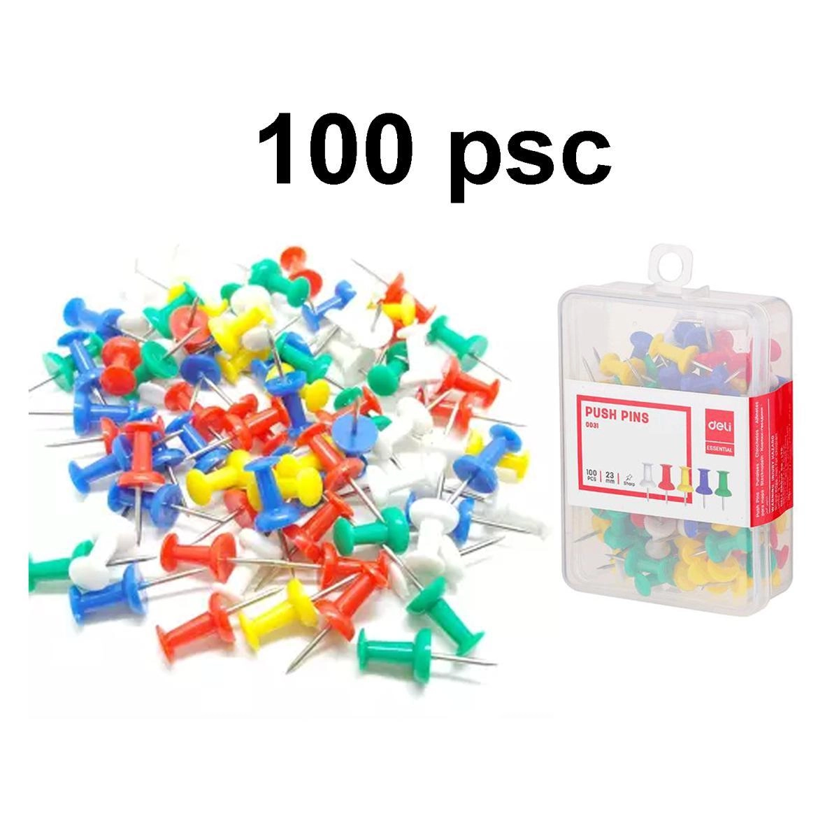 Deli Push Pin-100pc