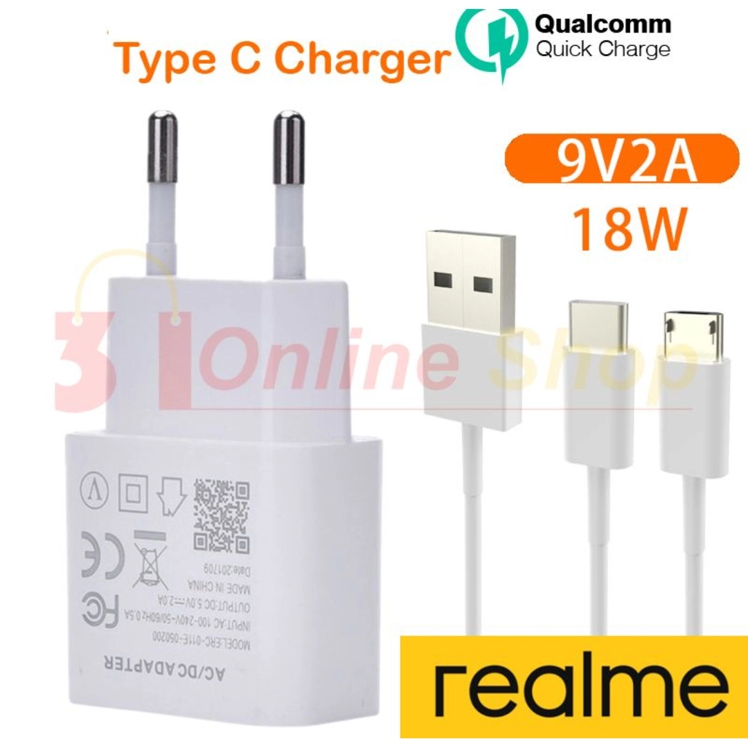 Realme 18W Charger USB Type-C Power Adapter