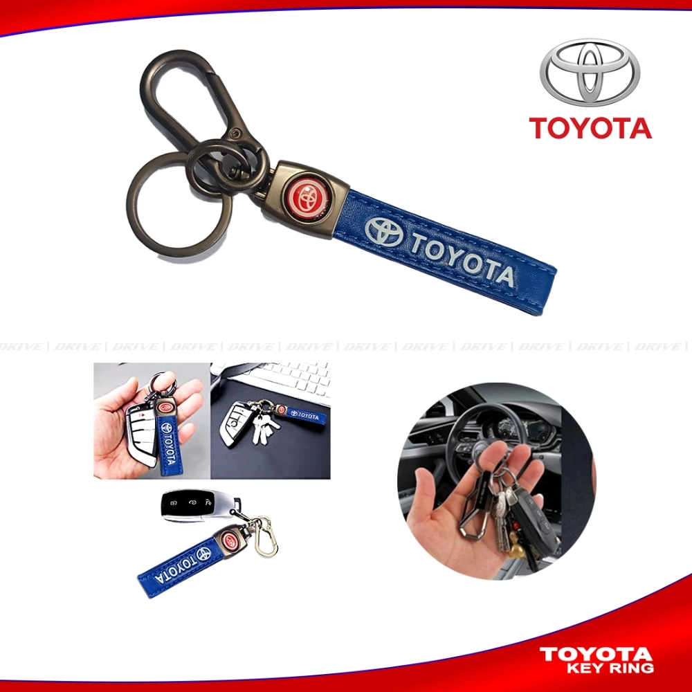 Car Logo Keychain for Toyota - Key Ring Car Key Holder Keychain ...