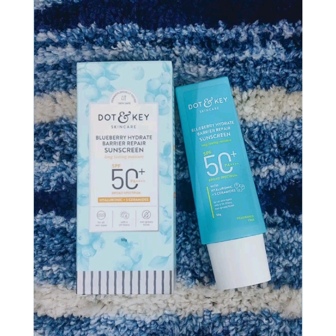 Dot & Key Blueberry Hydrate Barrier Repair Sunscreen SPF 50+, PA ...