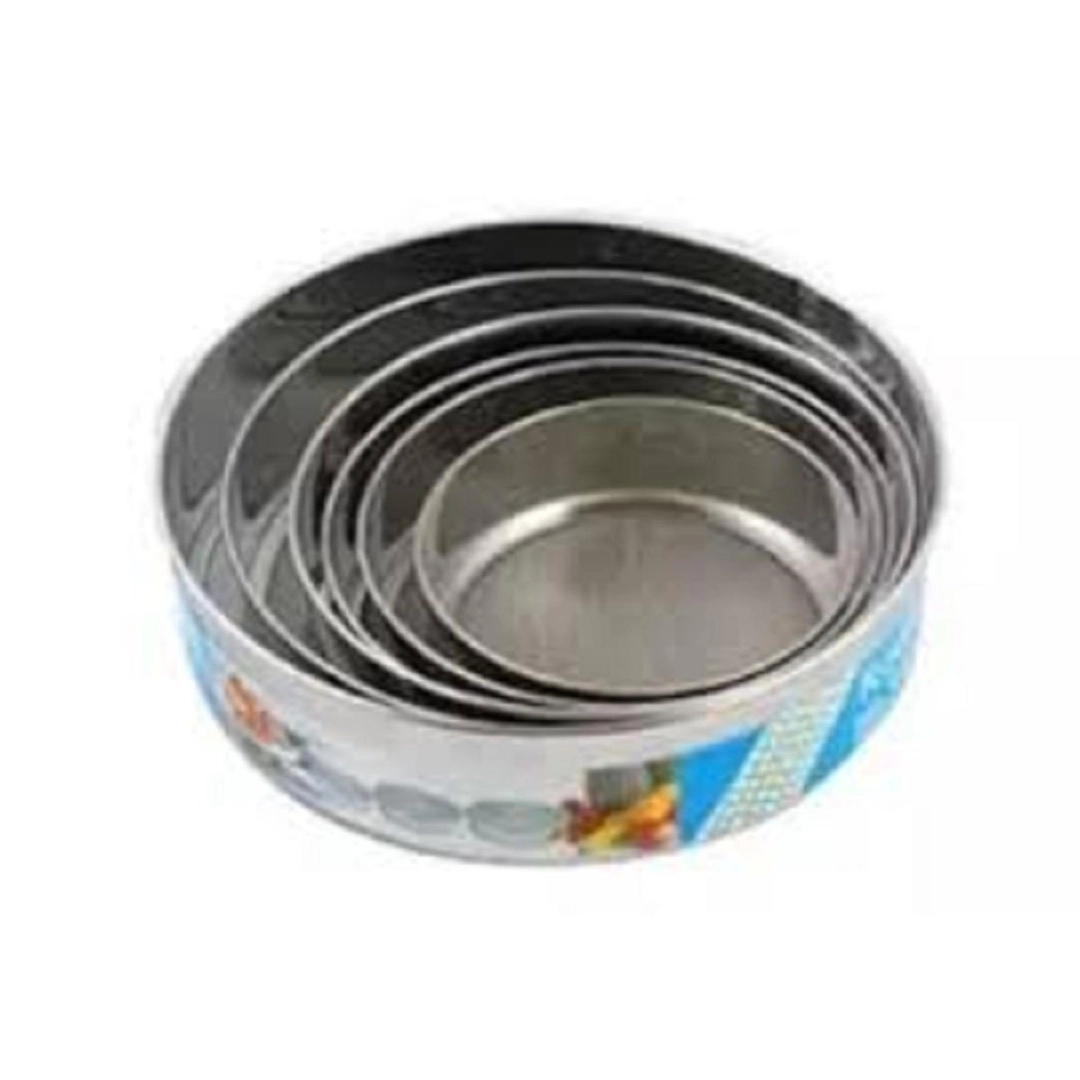 6 Pcs Set Durable Stainless Steel Round Flour/Rice Flour/Mesh Sifter ...