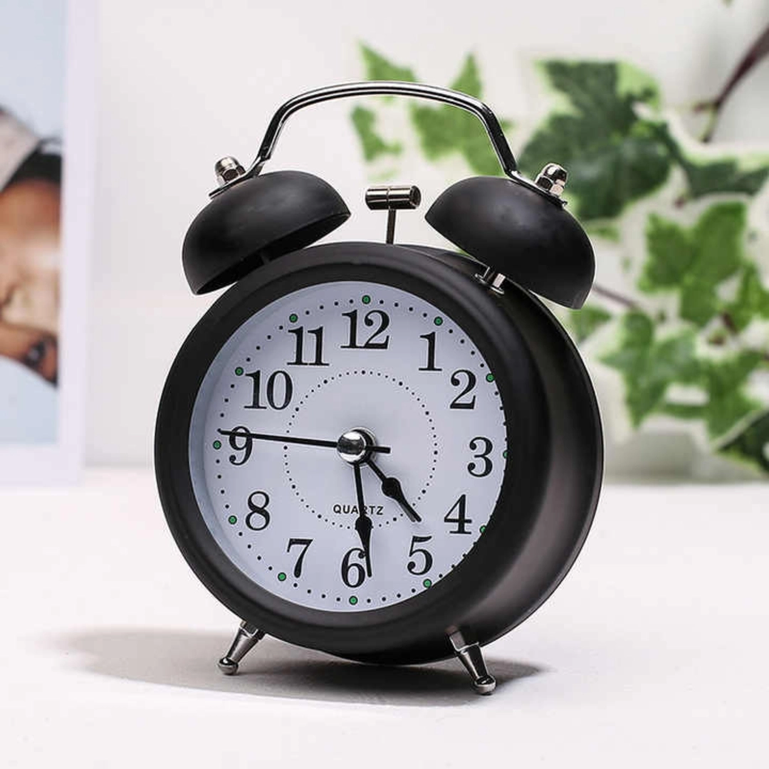 Loud Alarm Clock for Heavy Sleepers, Bedside Alarm Clock, Metal ...