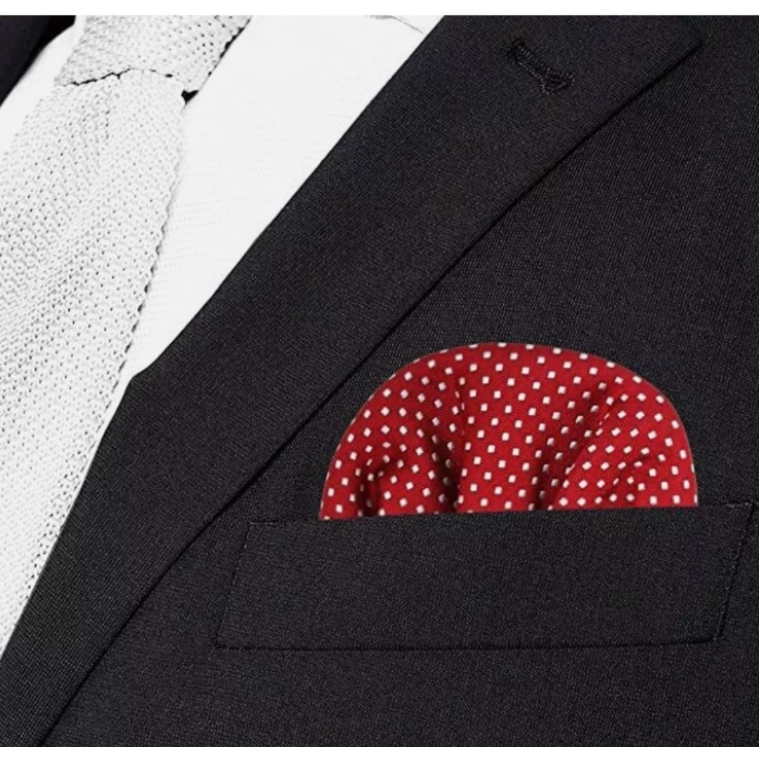 Pre-Folded Easy Wear Pocket Squares on Card – Handkerchief for Men's ...