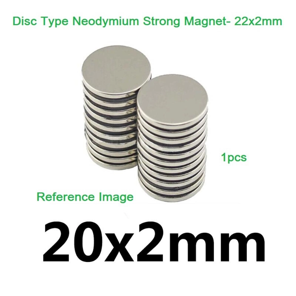 22x2mm DISC Neodymium Magnet 22x2mm Industrial Super Strong Neodymium ...