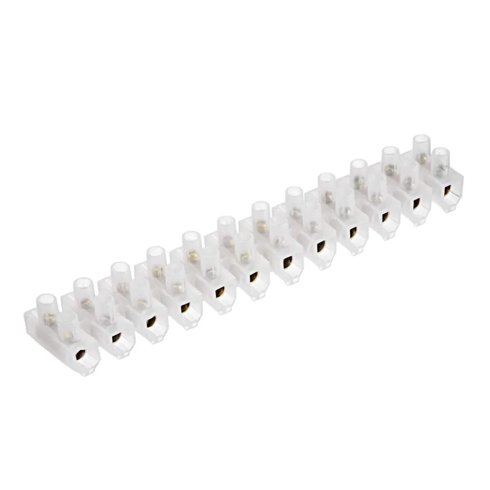 Terminal Block Connector Strip 5 A 12 way 6mm wire connector