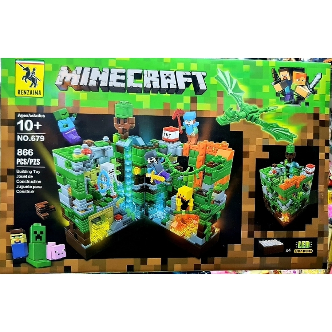 Big Lego City Minecraft For Kids Fun Building Toy Joining The ...