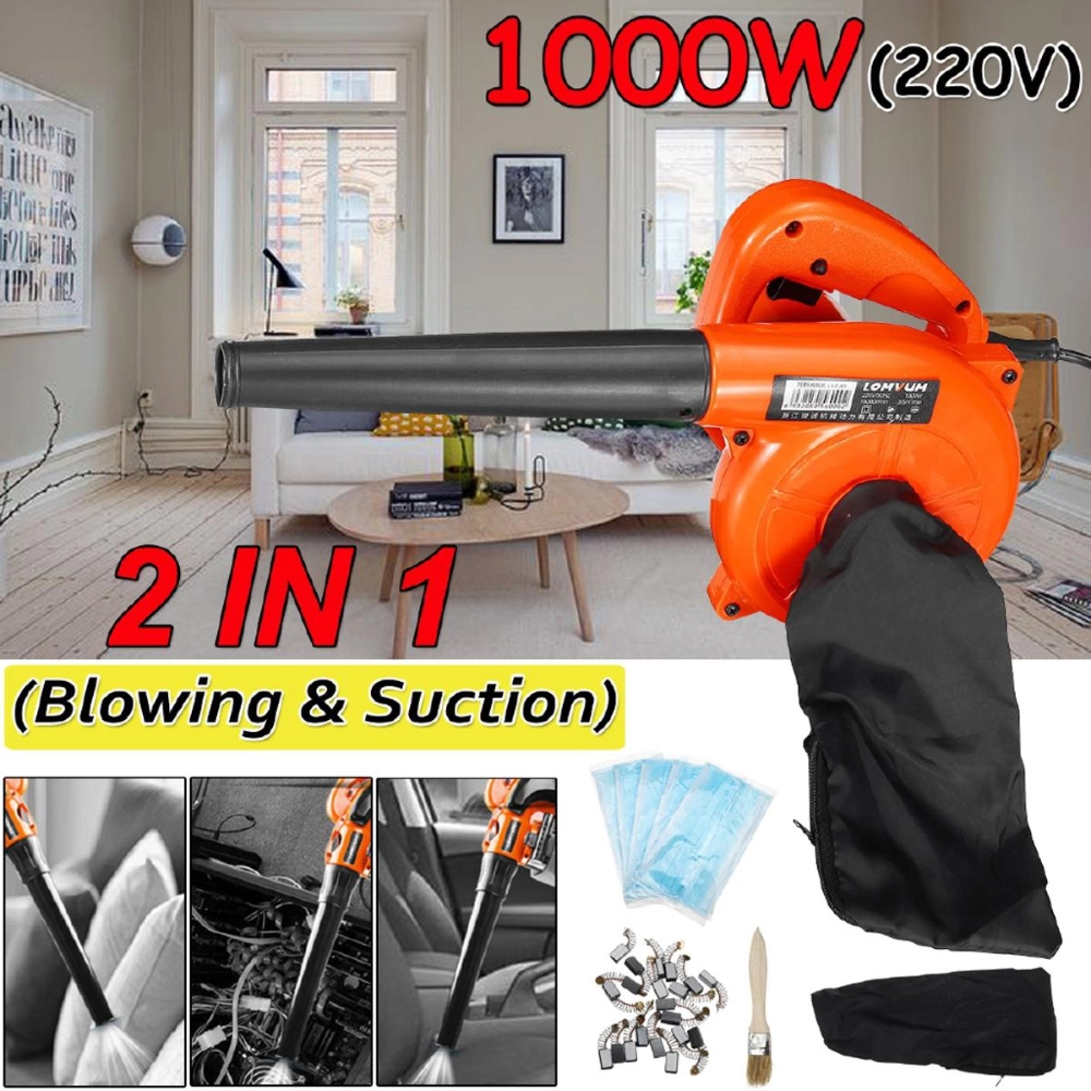 Electric Air Blower Vacuum Cleaner Blowing Dust Collecting 2 In 1 ...
