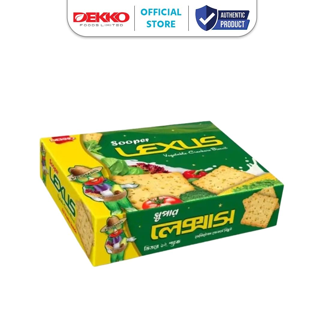Dekko Super Lexus Vegetable Crackers – 180g
