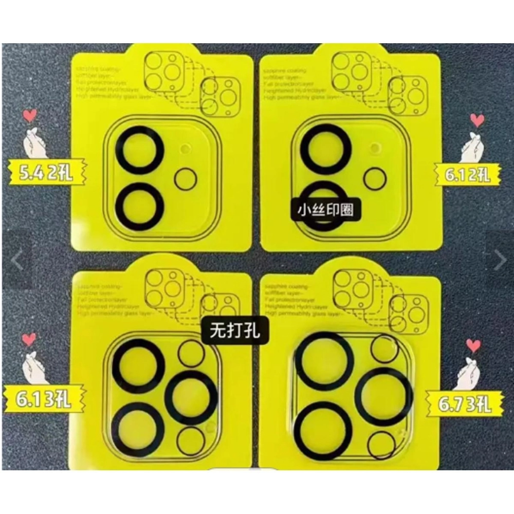 3D 11H Explosion Proof High Clear Electroplating Tempered Glass Camera ...