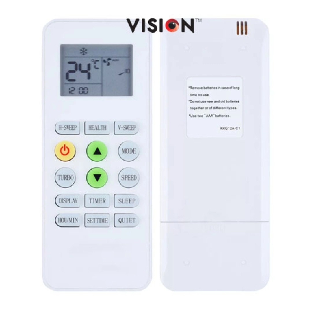 r Vision AC, Air-conditioning remote control for Vision AC.