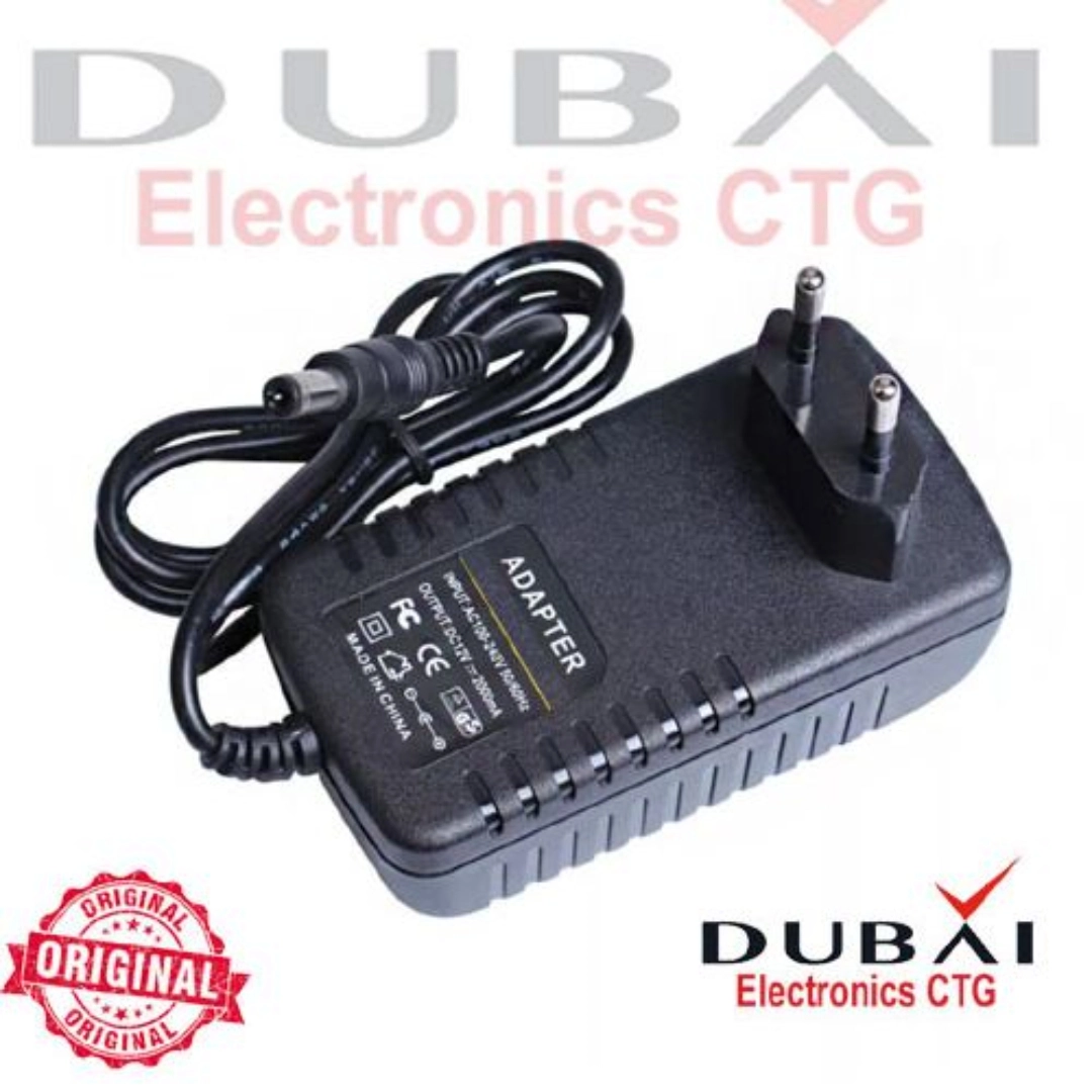12V 2A Power supply Adapter with 5.5mm DC plug. The multi purpose use ...