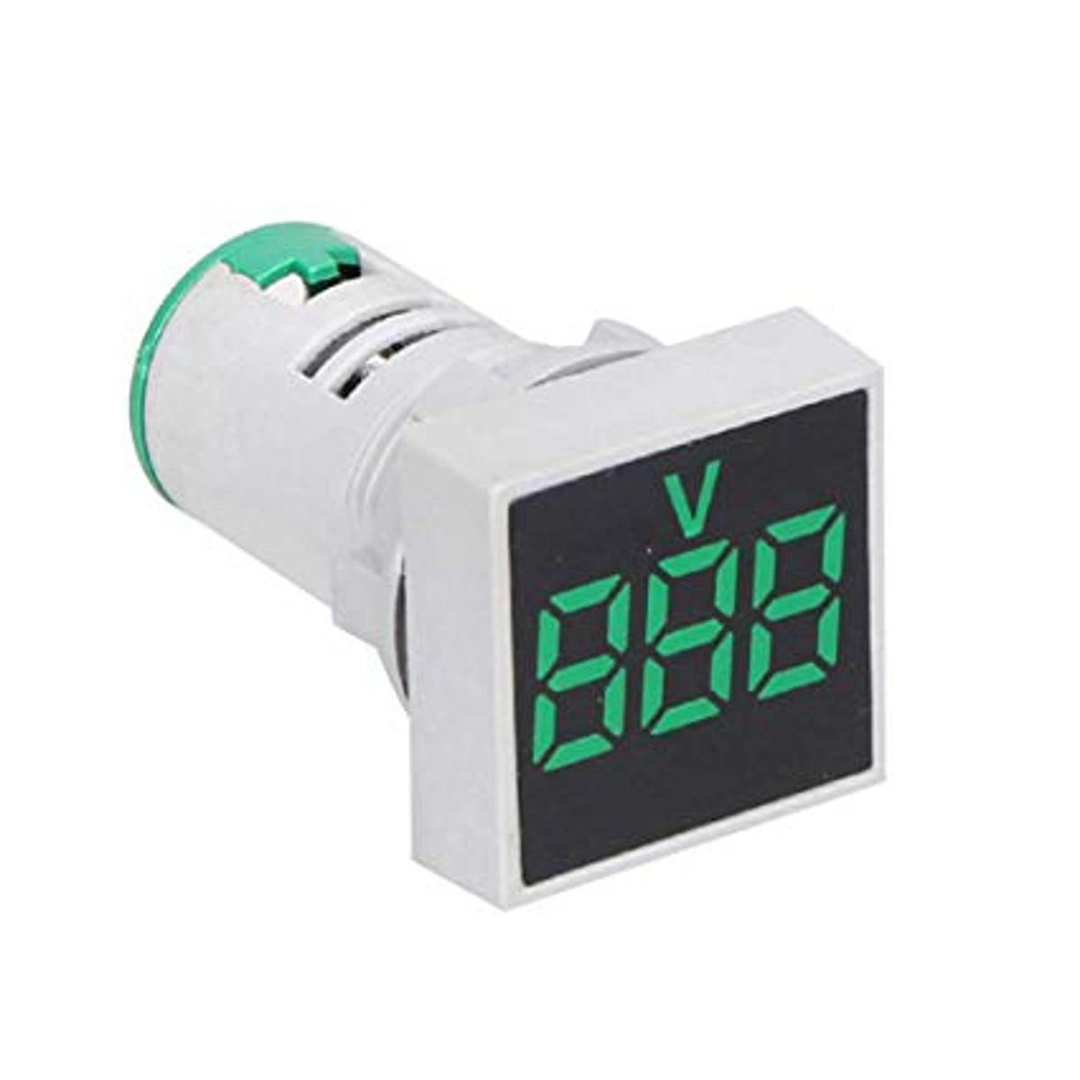 22mm SQUARE AC VOLTMeter 12-500V Voltage Meter Panel Mount 22mm Square ...