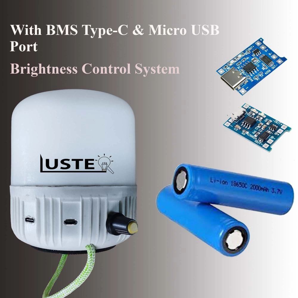 BMS Circuit USB Micro and Type-C with rechargeable charger flash LED ...