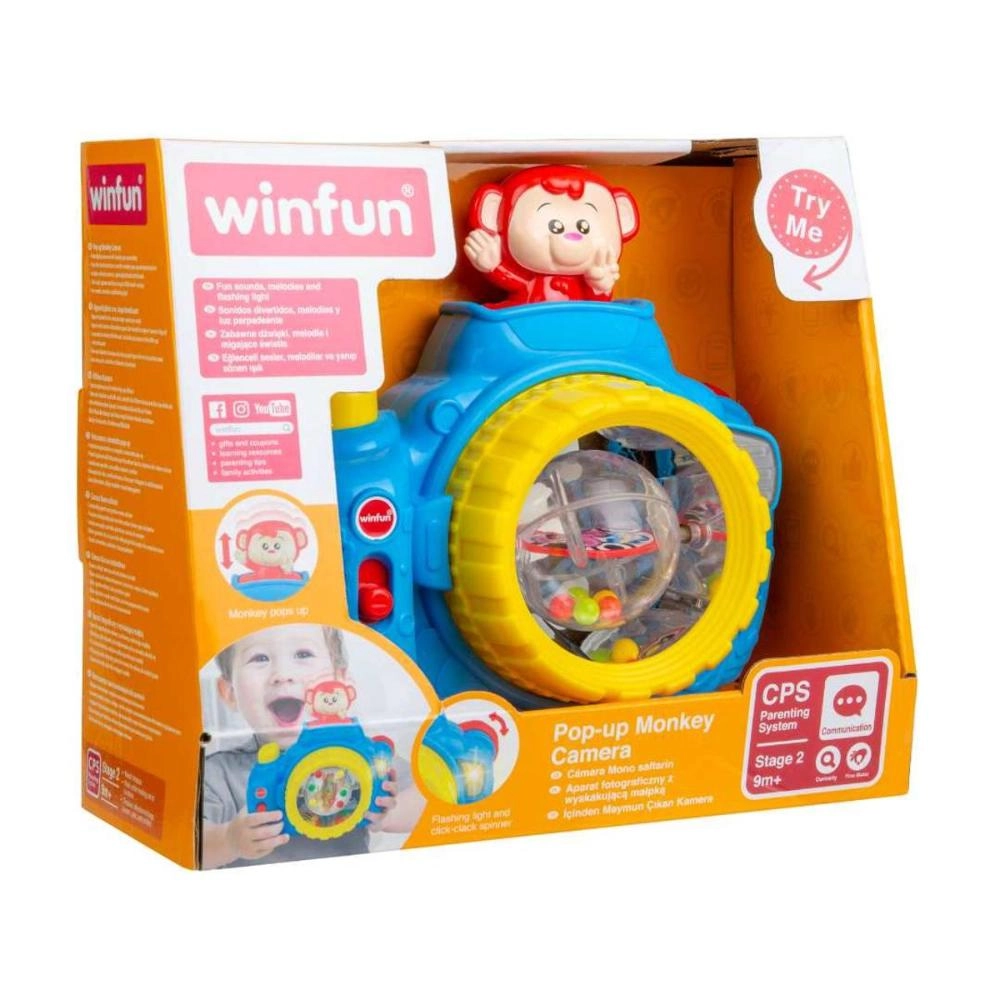 Winfun Pop up Monkey Camera My First Baby Selfie Phone & Pop Up - Twin ...