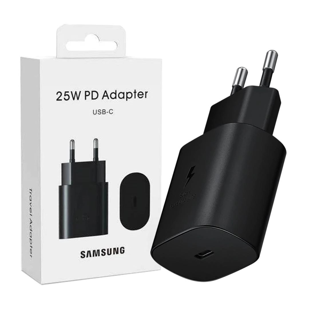 Original Samsung 25W PD Super Fast Power Adapter with C to C Fast ...