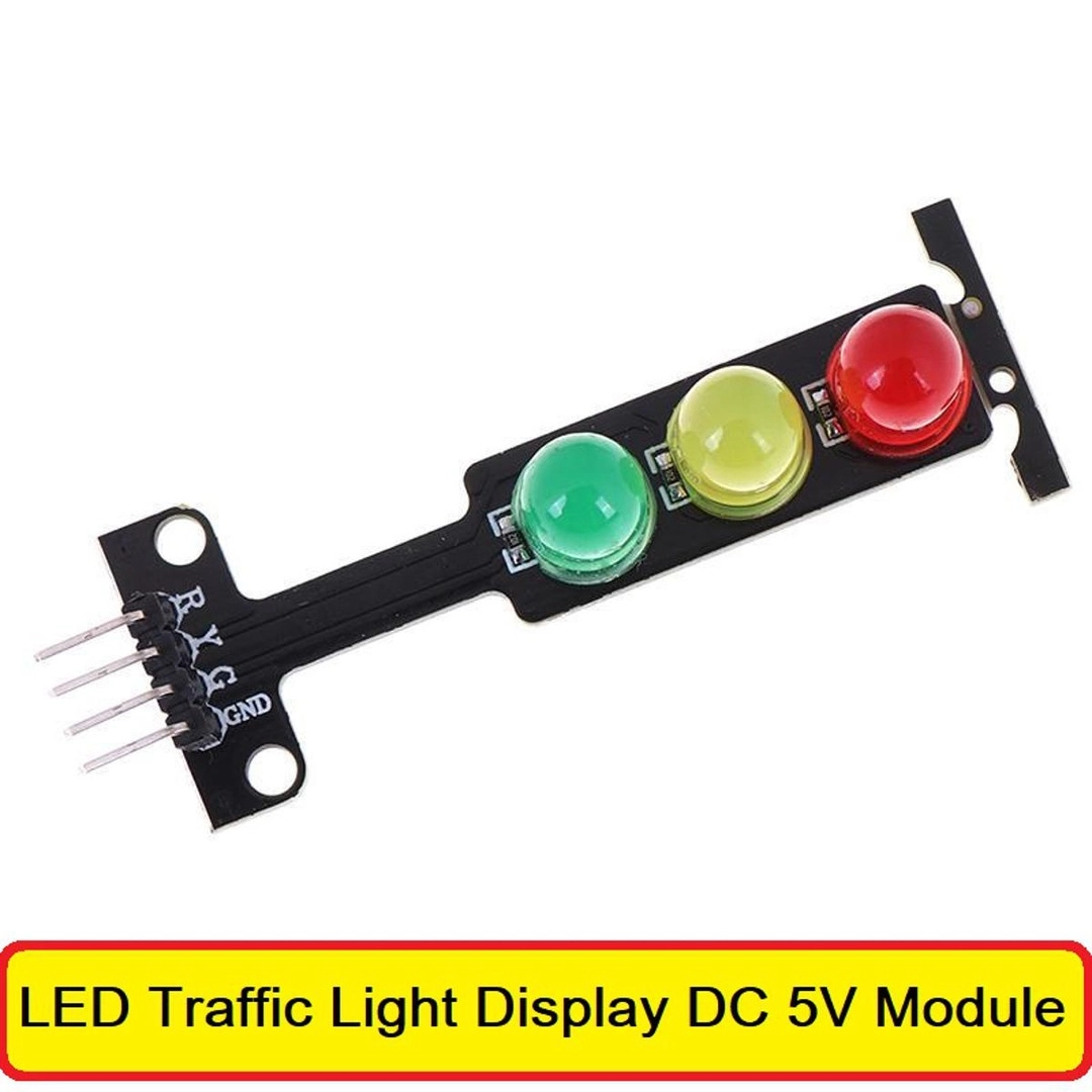 LED Traffic Light Display DC 5V Module LED Light Bulbs Digital Signal Output Ordinary Red Yellow ...