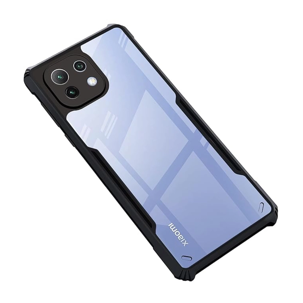 Xiaomi Mi 11 lite Protective Black Border Crystal Clear Xundd Mobile ...