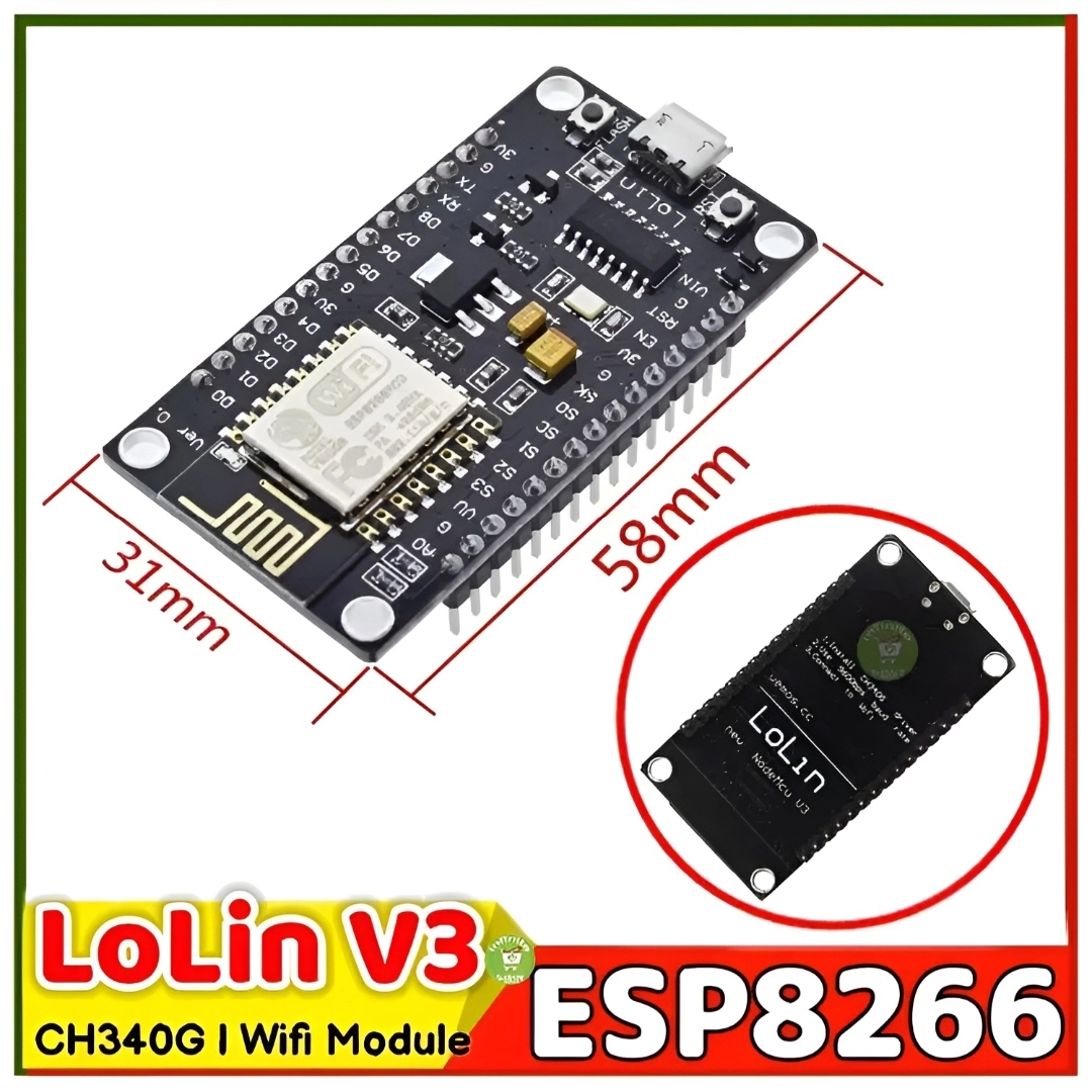 ESP8266 NodeMcu V3 Development Board For Smart Switch Automation ...