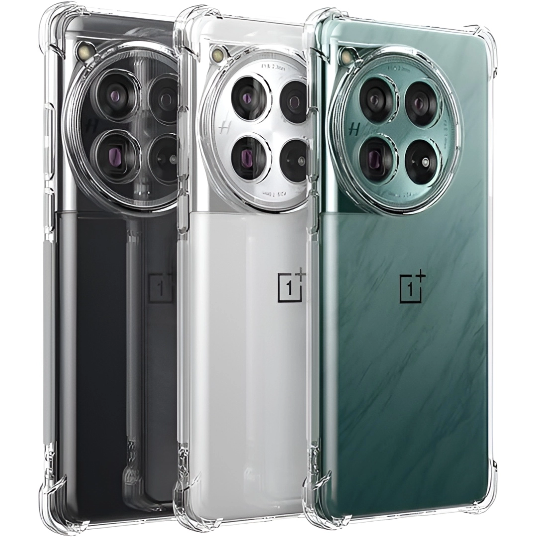 For Oneplus 12 Flexible Clear Transparent Soft TUP Back Case Cover With ...