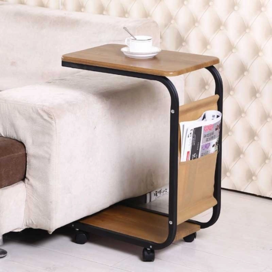 Table Tea table side end table for office coffee table magazine shelf ...