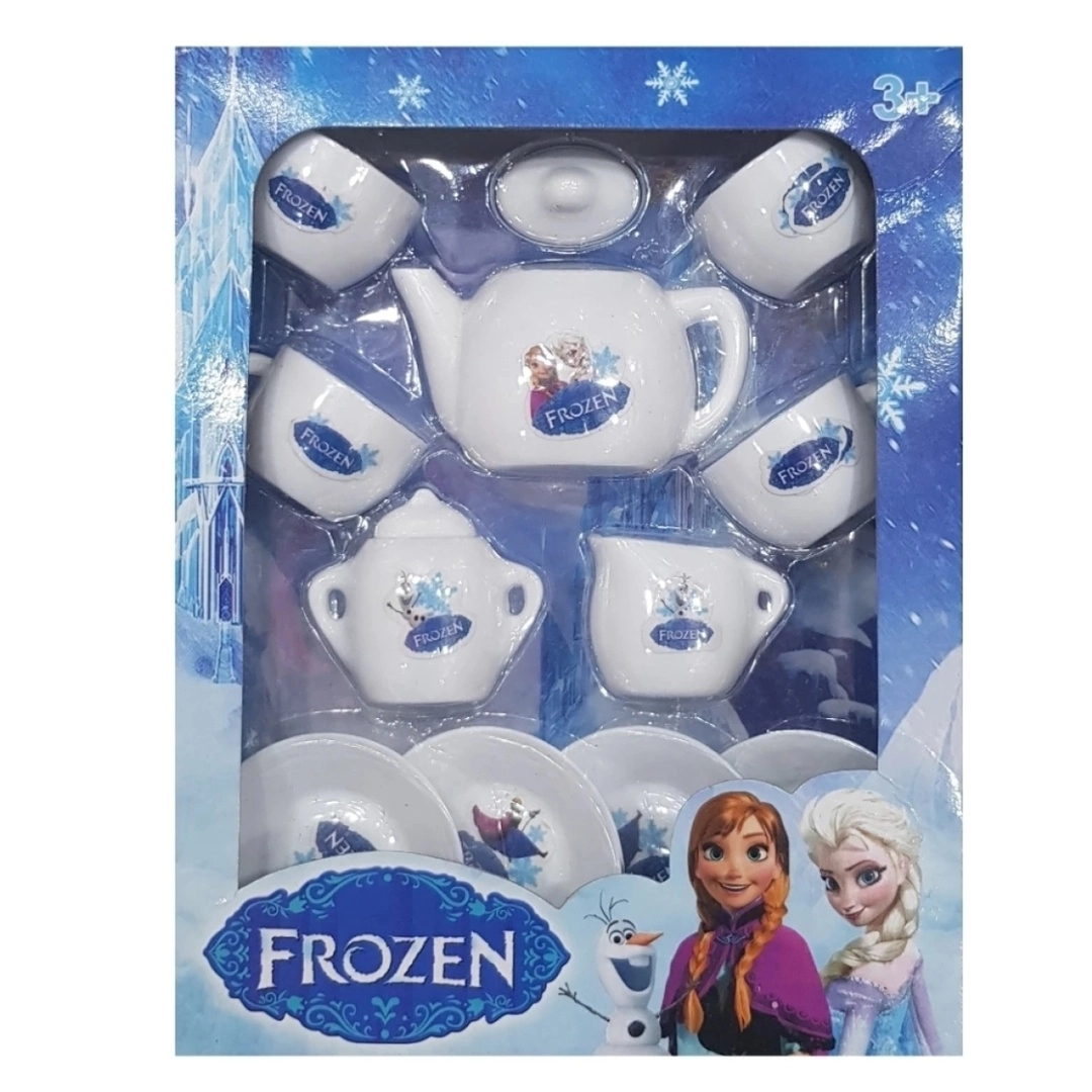Frozen And Hello Kitty Plastic Kitchen Tea Set