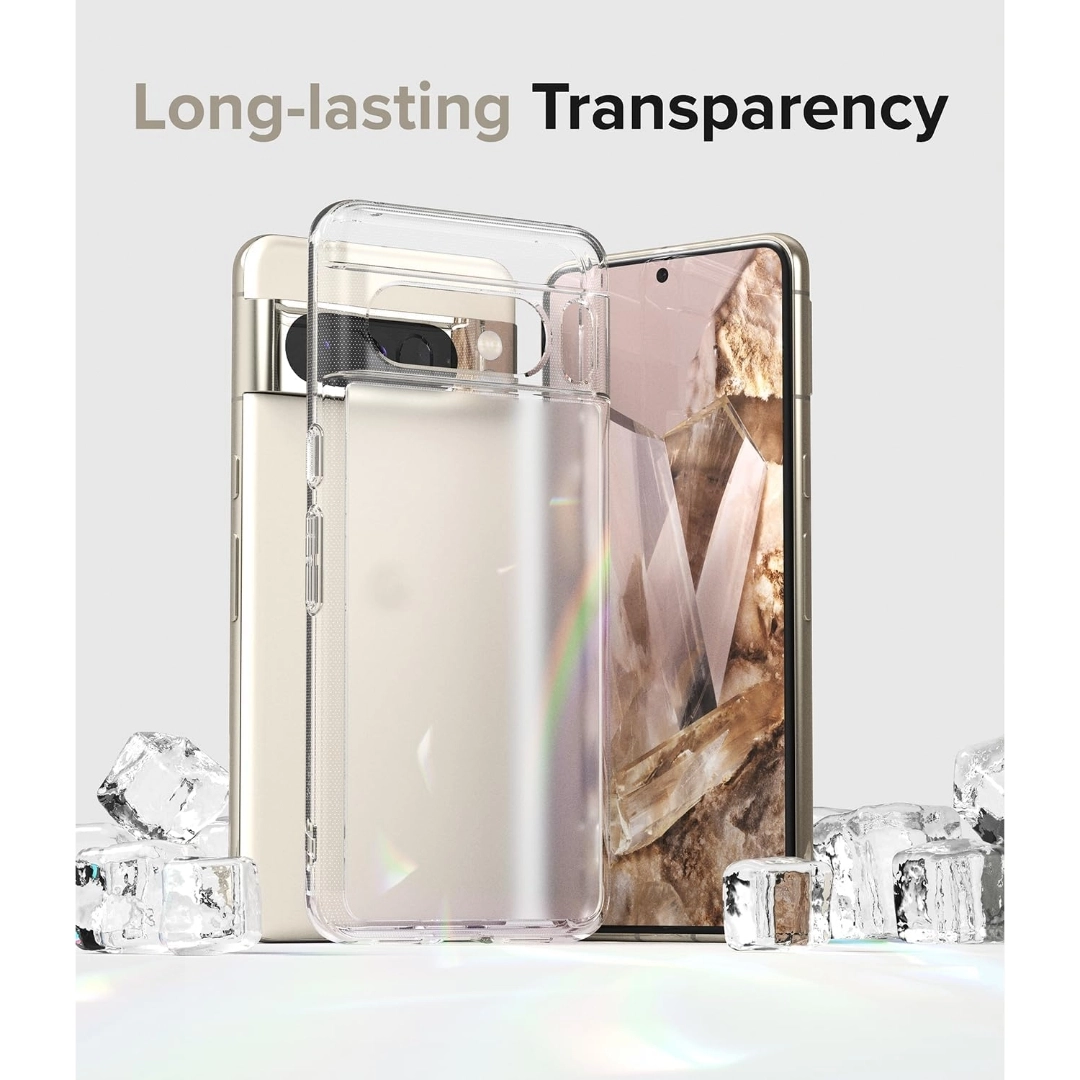 Google pixel 8 Pro Transparent Soft & Flexible TPU Mobile Back Cover