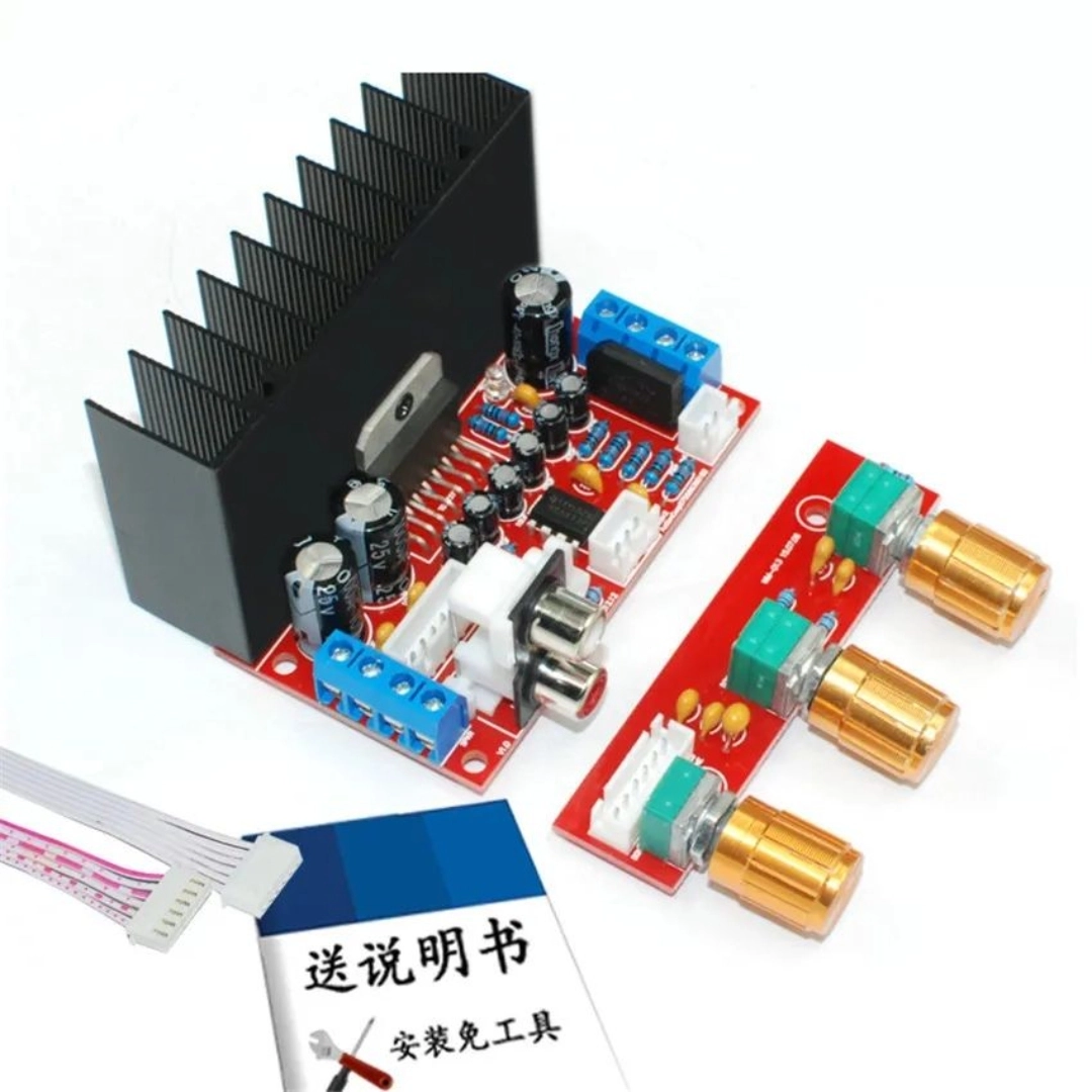 TDA7377 2.1ch Amplifier Single Power Computer Super Bass 2.1 Sub-Woofer ...