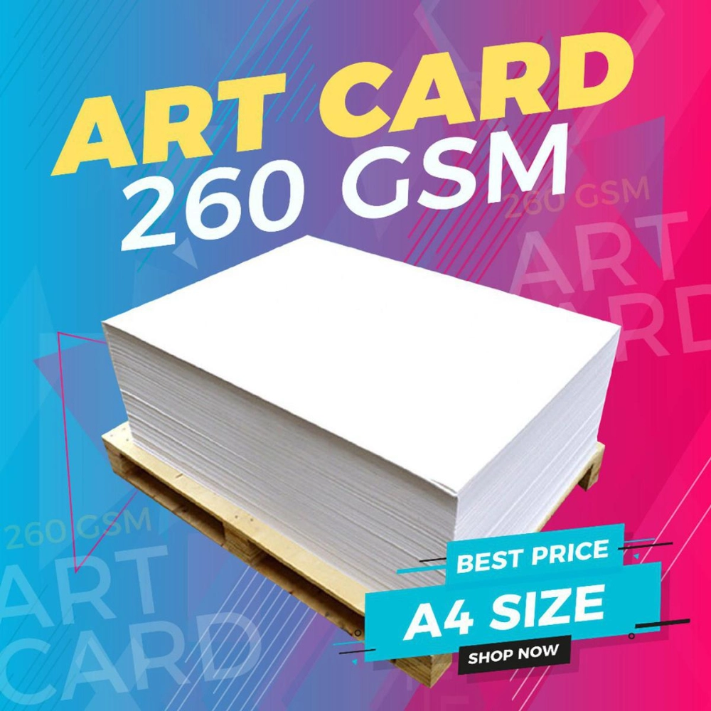 Glossy Art Card A4 Art Card 260GSM Print Magazine Calendar Catalogue ...