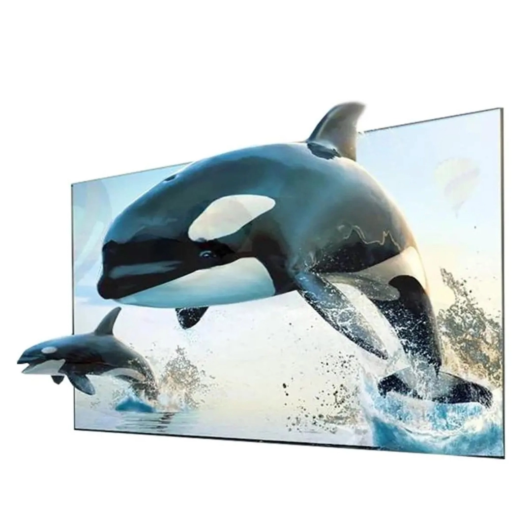 AUN 16:9 Anti-light Reflective Fabric 60/100/120 inch Screen for Home ...