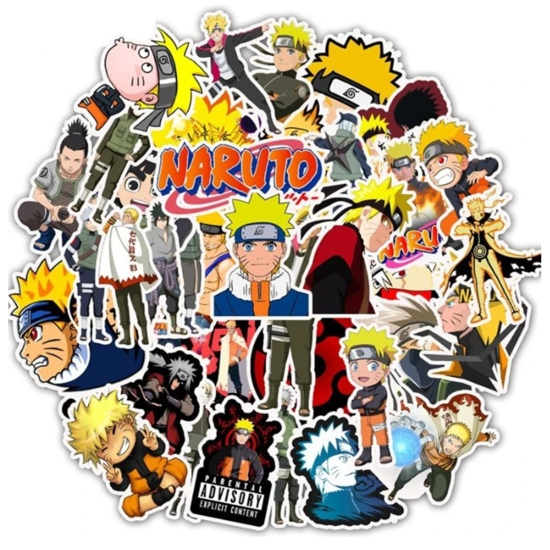 60Pcs/Set NARUTO Shippuden PVC Waterproof Mini 4cm Stickers For Luggage ...